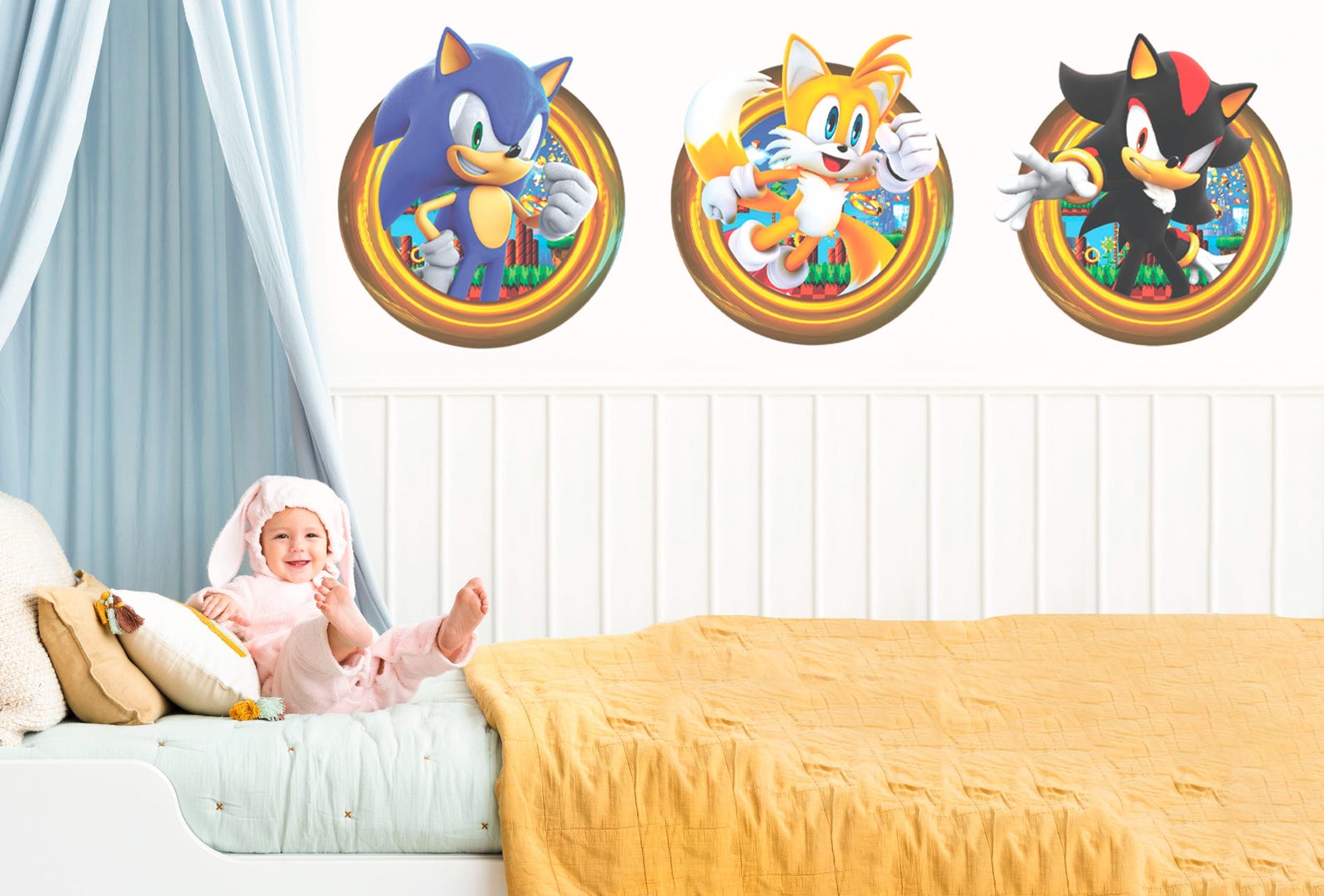Super Sonic Wall Decal Sonic the Hedgehog Wall Art Nintendo Wall ...
