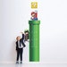 Peel and Stick Super Mario Bros Wall Decal Luigi Growth Chart Wall Art ...
