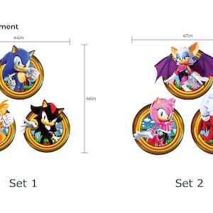 Super Sonic Wall Decal Sonic the Hedgehog Wall Art Nintendo Wall ...