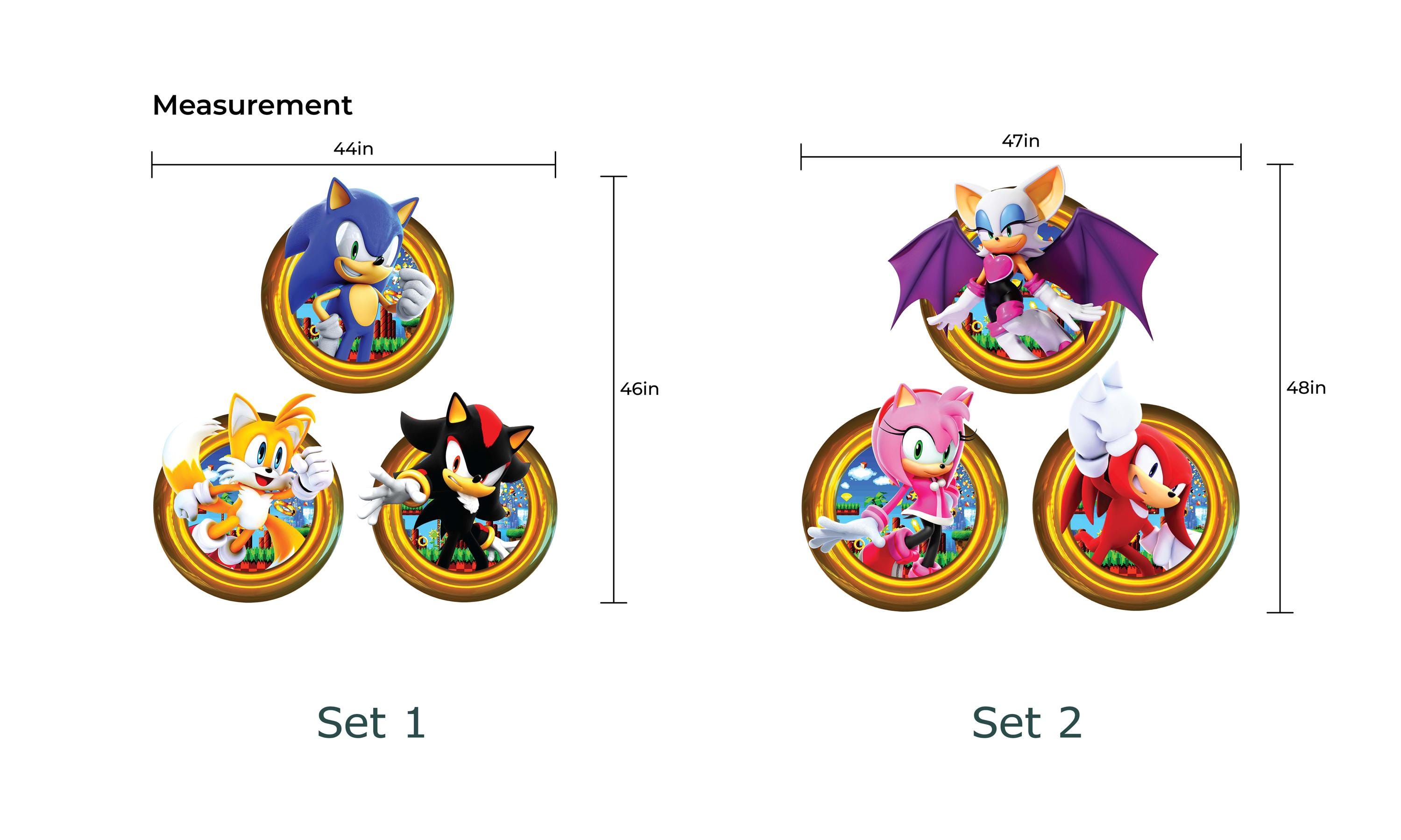 Super Sonic Wall Decal Sonic the Hedgehog Wall Art Nintendo Wall ...