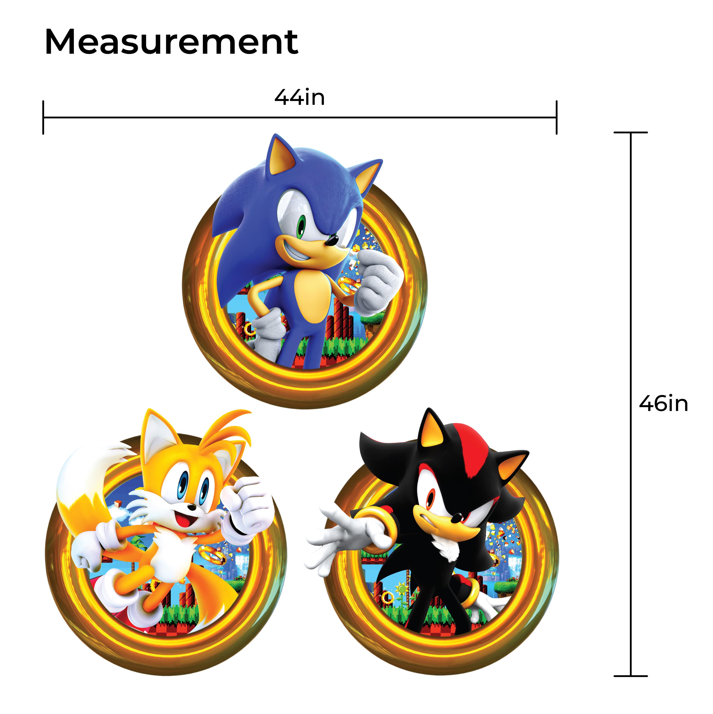 Super Sonic Wall Decal Sonic the Hedgehog Wall Art Nintendo Wall ...