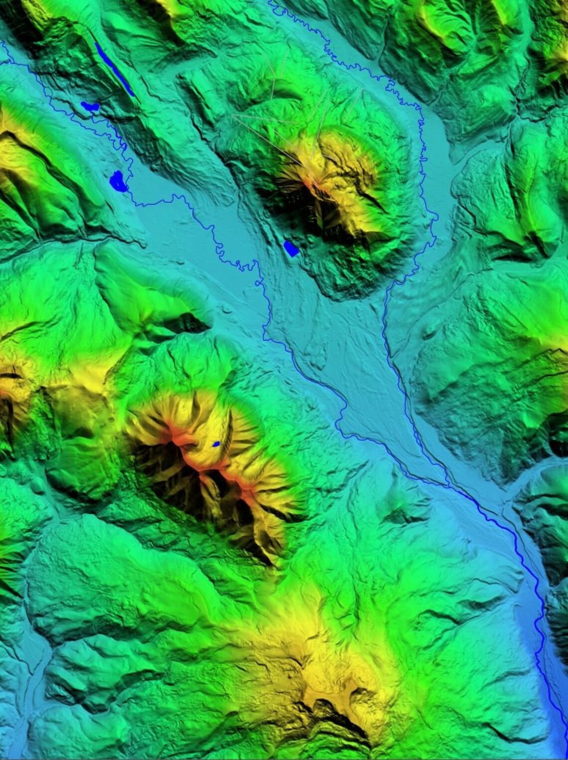 Crested Butte Elevation Map Wall Art | Colorado Mountain Town Decor ...