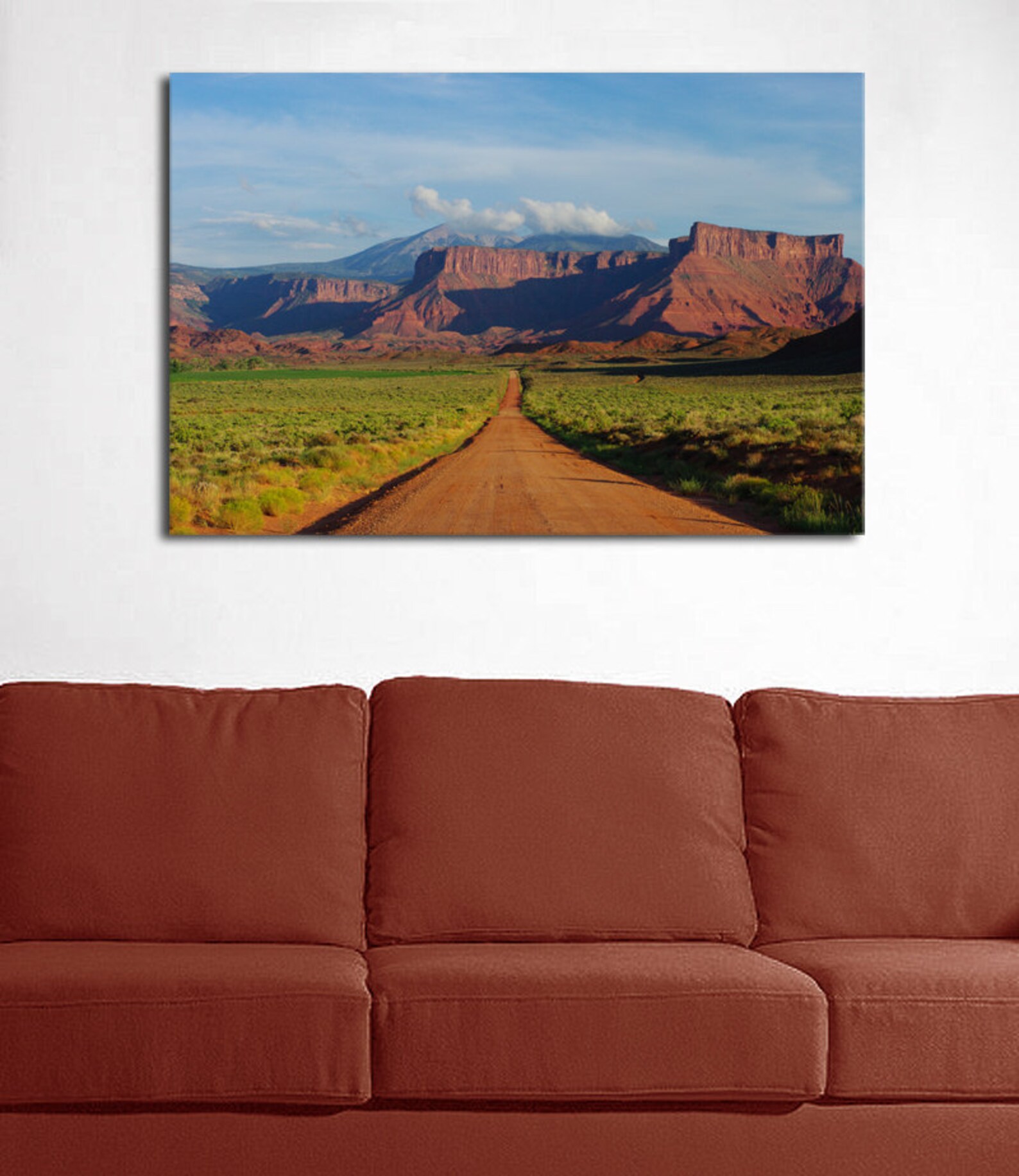 Moab Utah Photo Print, Castle Valley, Onion Creek, Desert and Mountains ...