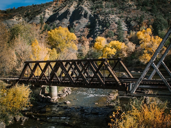 Narrow Gauge Railroad Bridge Photo Print Durango Colorado in - Etsy