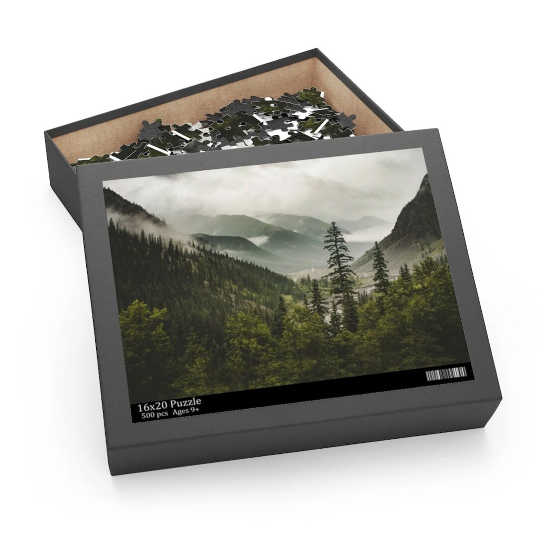 Mountain Scene Puzzle 5 Sizes 100-1000 Pieces, Nature Lover Gift - Etsy
