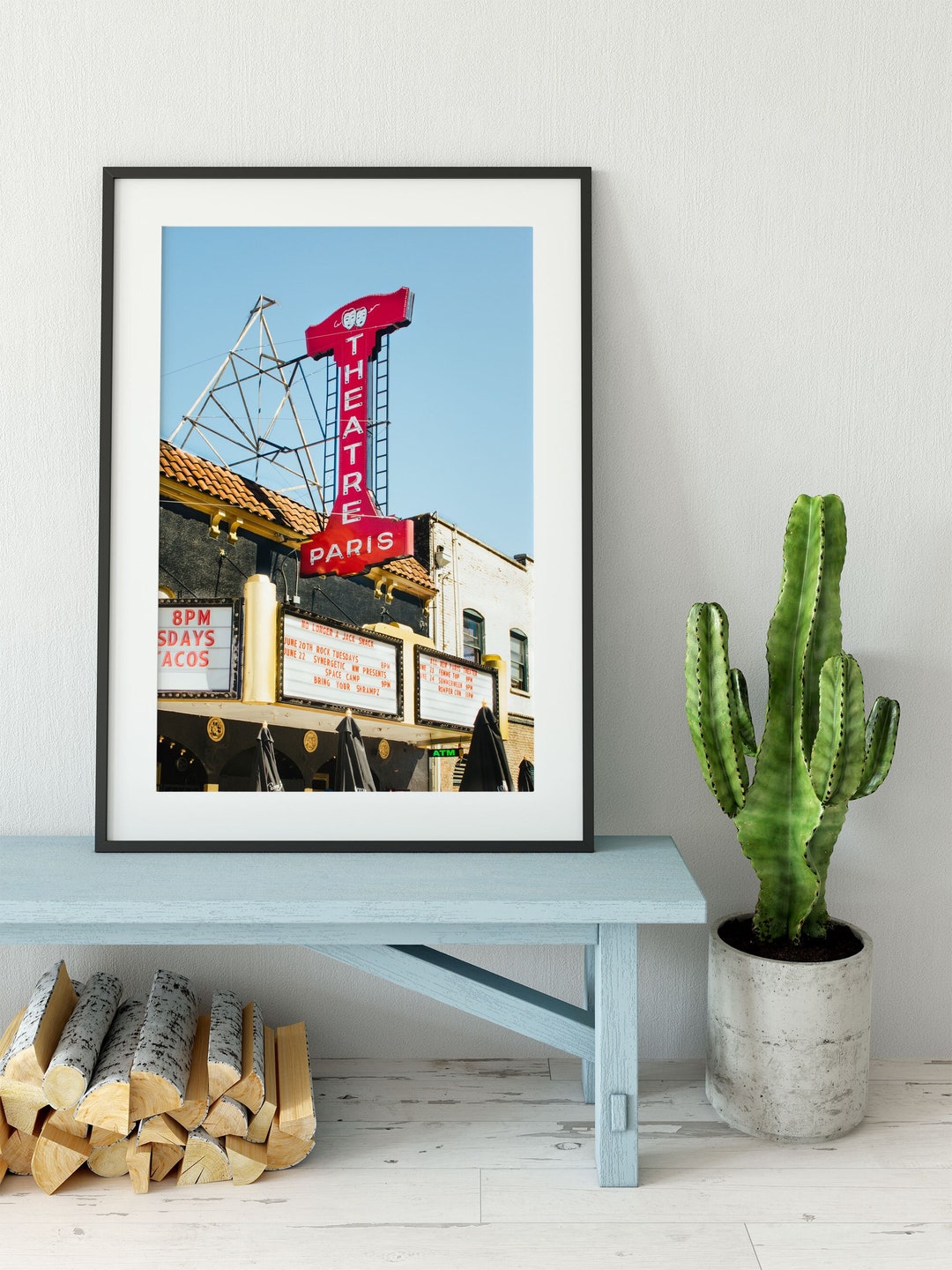 Portland Oregon Photo Print, Paris Theatre, Historical Building ...