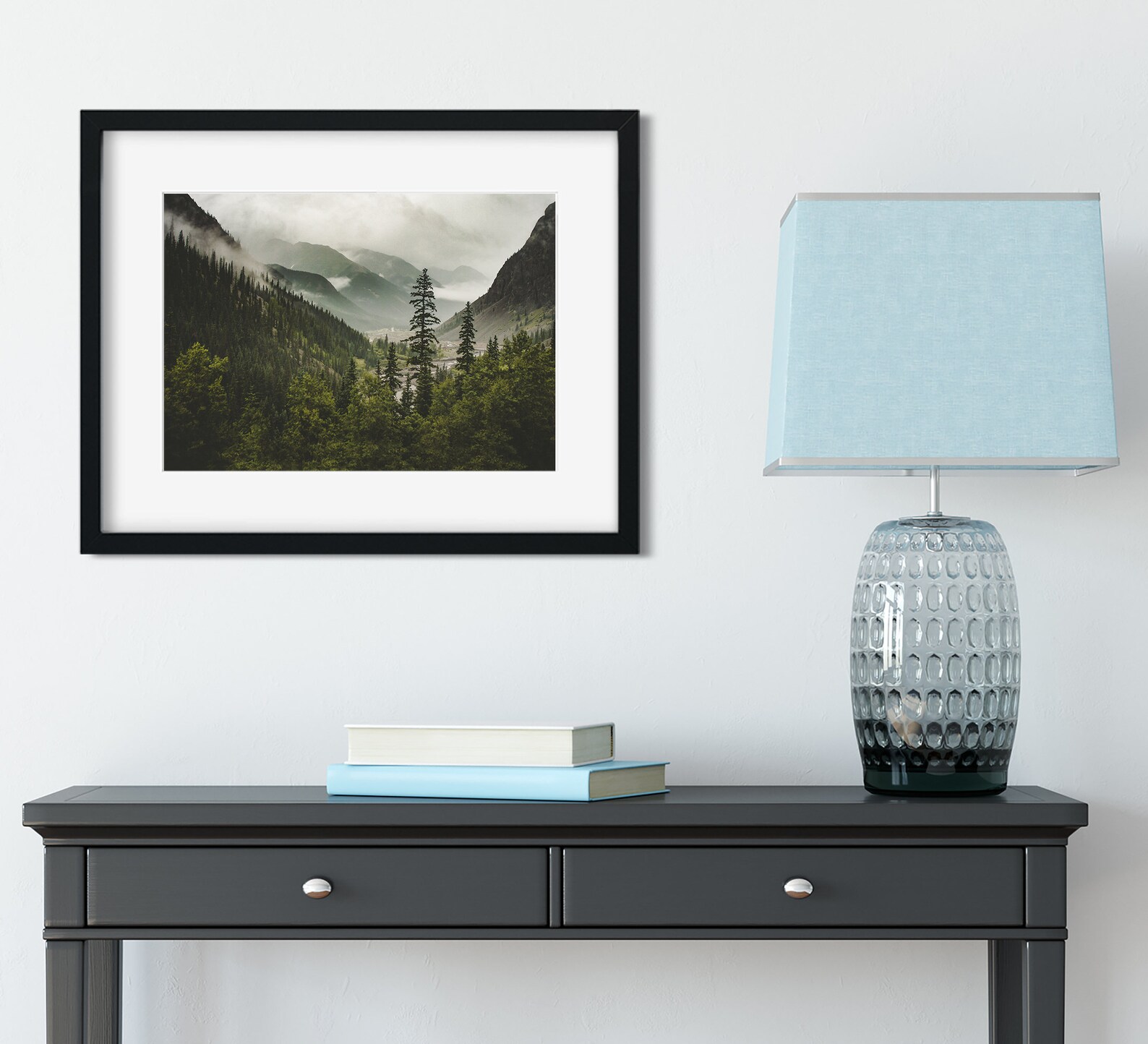 Mountain Valley Photo Print Valley of Forever Nature - Etsy