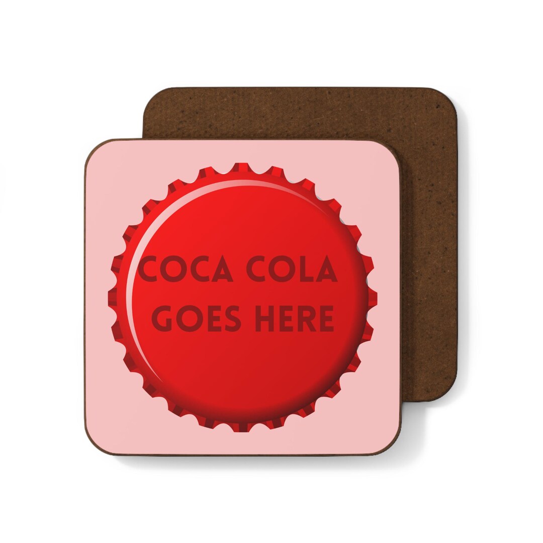Coca Cola Hardboard Coaster Cola Gift for Lovers Funky New Home Decor ...