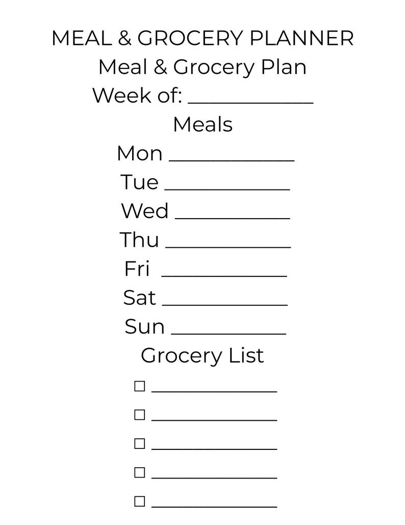 Busy Parent Planner | Daily & Weekly Organizer | Minimalist Family ...