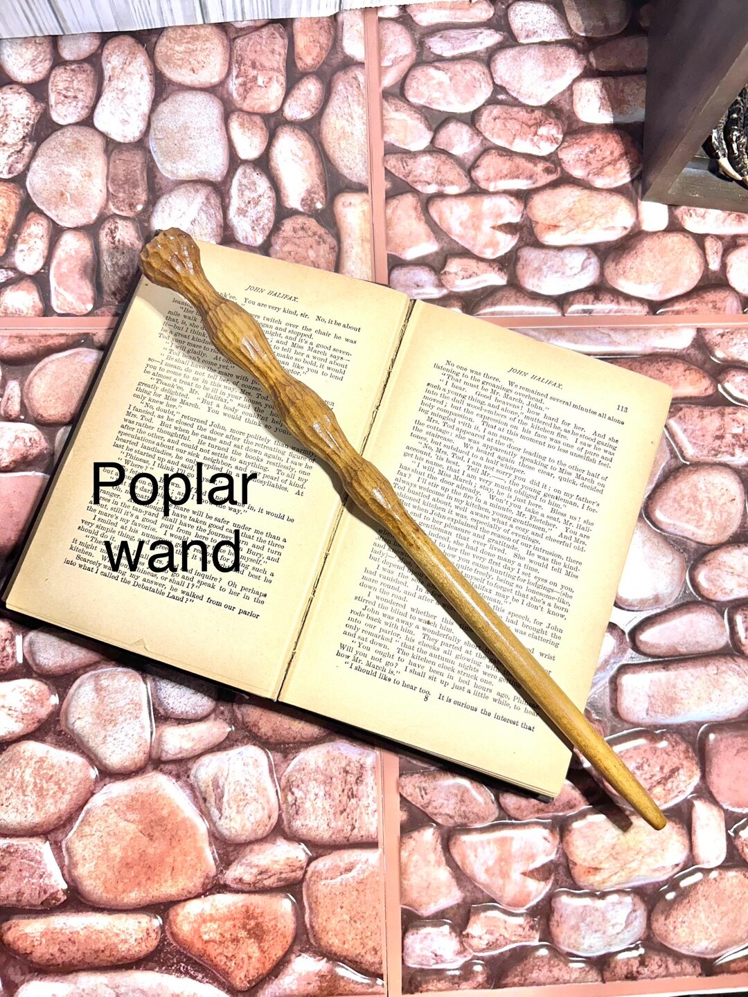 Poplar Wizard Wand 12.5 Inches. Poplar Wooden Wand for Cosplay ...