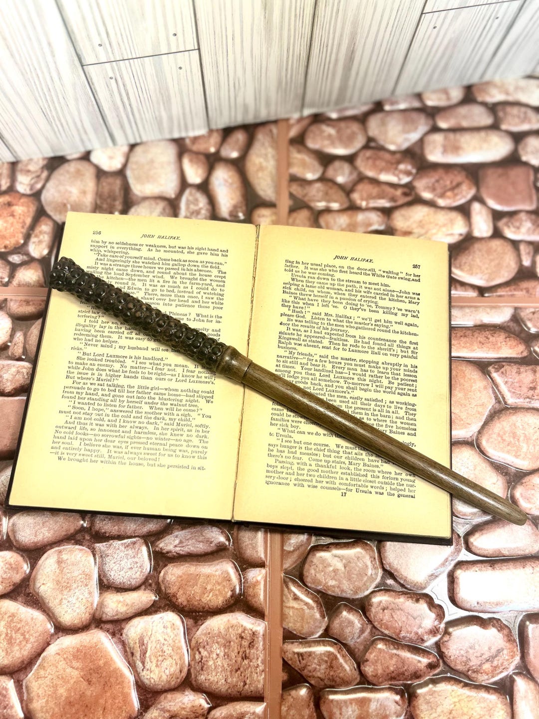 Knobbed Wizard Wand. Walnut Wooden Wand 12 Inches. for Collection or ...