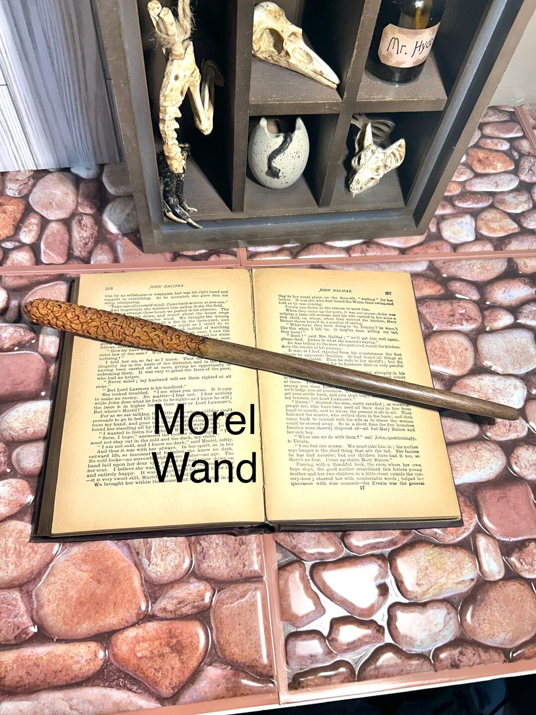 Morel Wizard Wand 13 Inches. Walnut Wooden Wand - Etsy