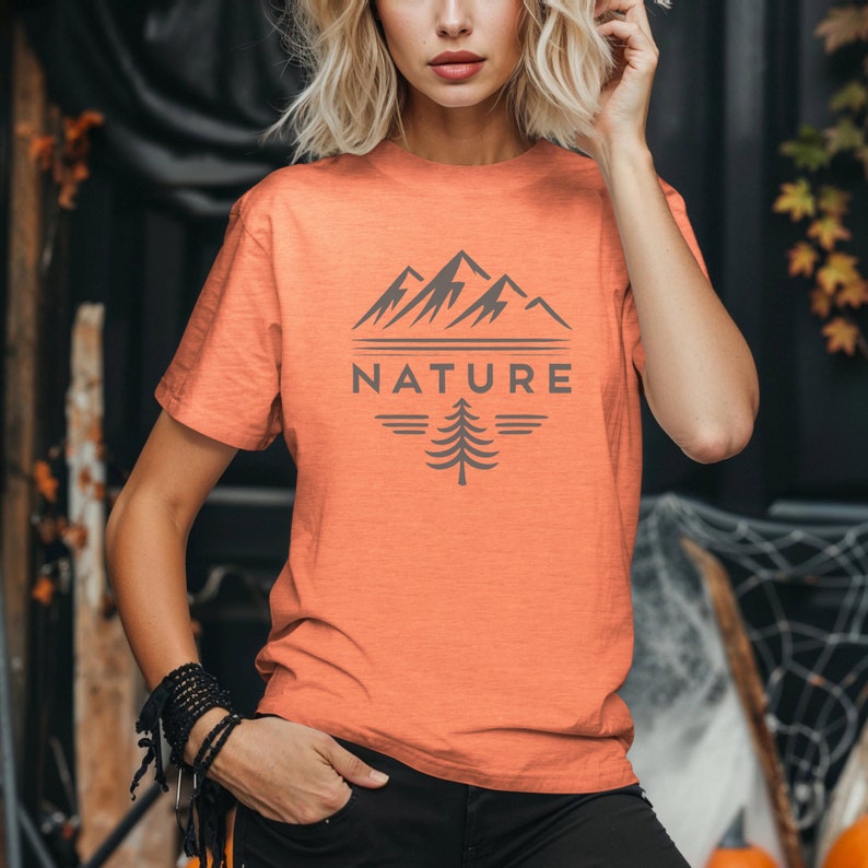 Nature Shirt for Him and Her, Mountains Outdoor Shirt, Hiking Shirt ...