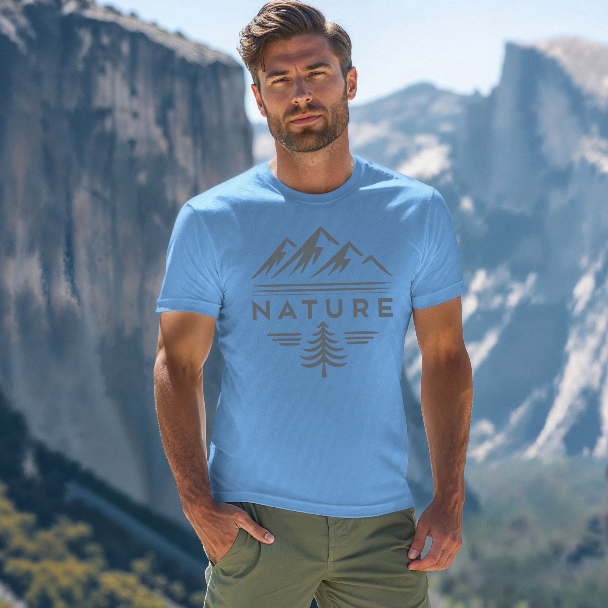 Nature Shirt for Him and Her, Mountains Outdoor Shirt, Hiking Shirt ...