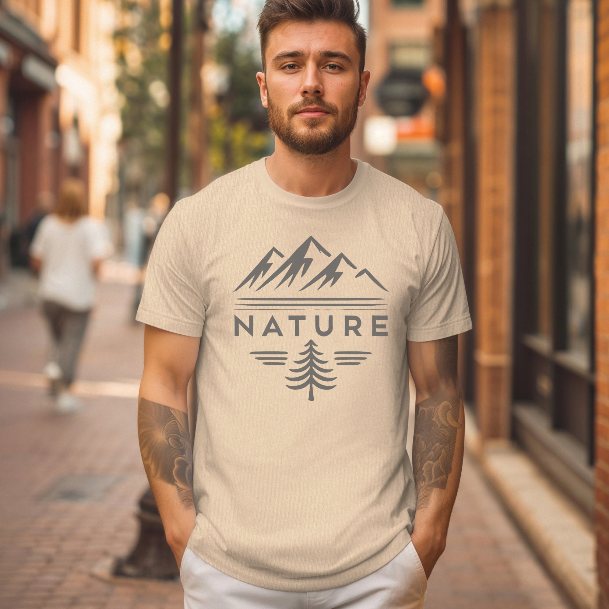 Nature Shirt for Him and Her, Mountains Outdoor Shirt, Hiking Shirt ...