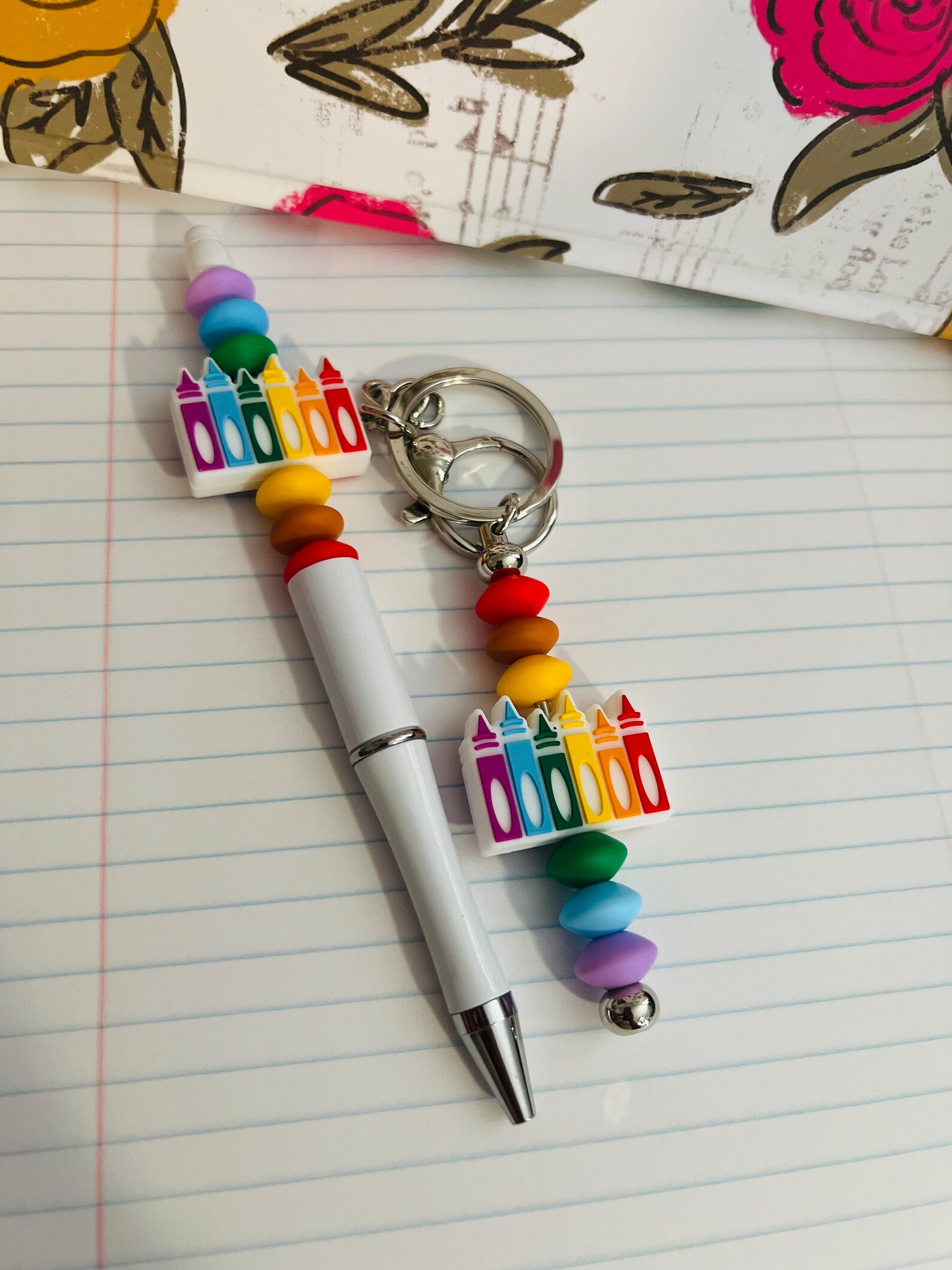 Pen and Keychain Set - Etsy