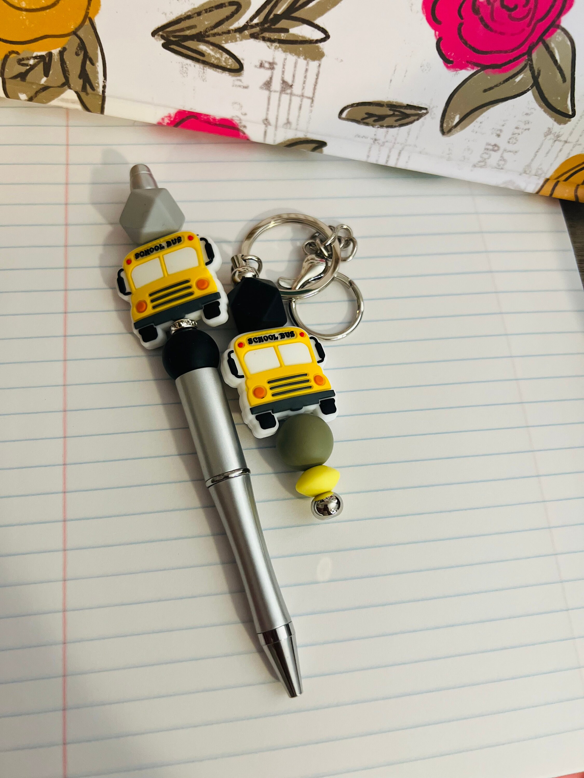 Pen and Keychain Set - Etsy