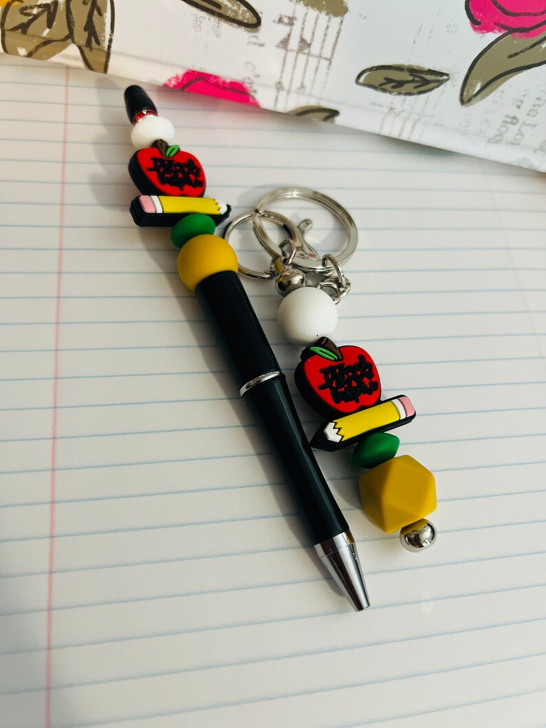 Pen and Keychain Set - Etsy