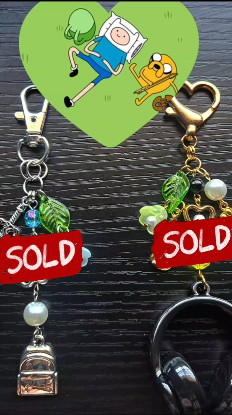 Couples/friendship Keychain Set: Monster High, Adventure Time, Horror ...