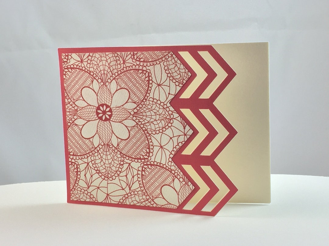 Chevron Greeting Card - Etsy