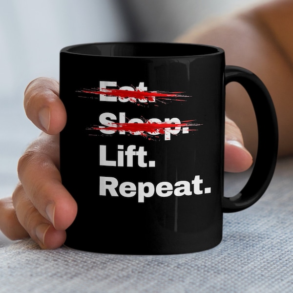 Weightlifting Mug - Etsy