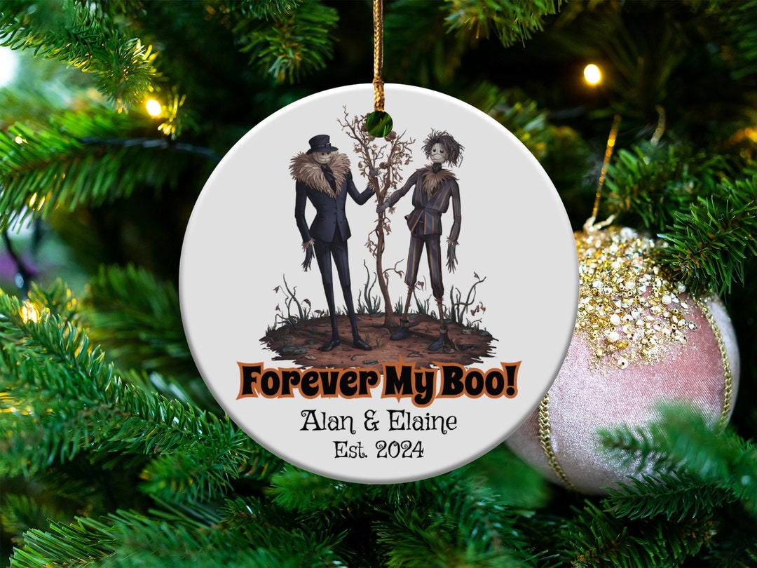 Personalized Forever My Boo Halloween Ornament, Custom Couple Names ...