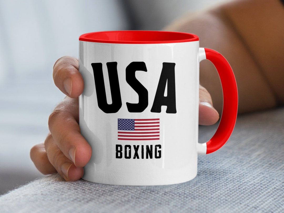 USA Boxing Mug, Paris 2024 Olympcs Mug, Sports Fan Mug, American Flag ...