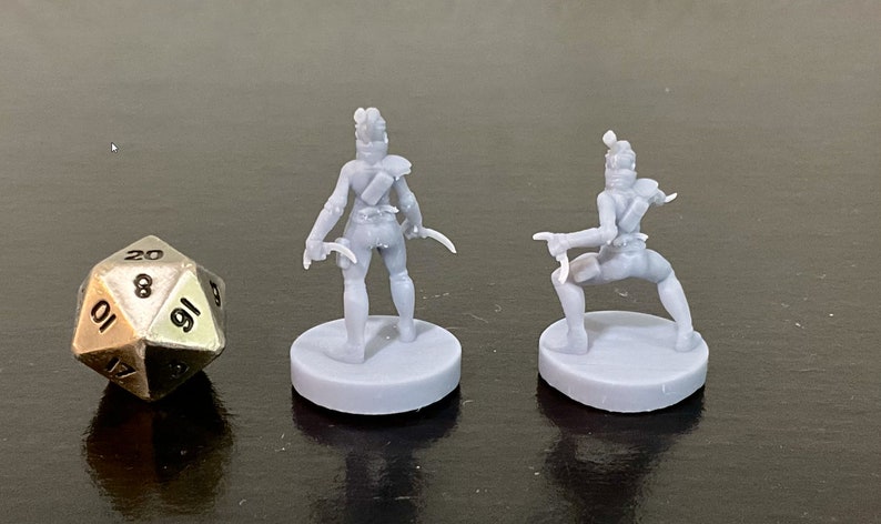 Human Rogue Miniature Dungeons and Dragons Mini RPG Tabletop Miniature ...