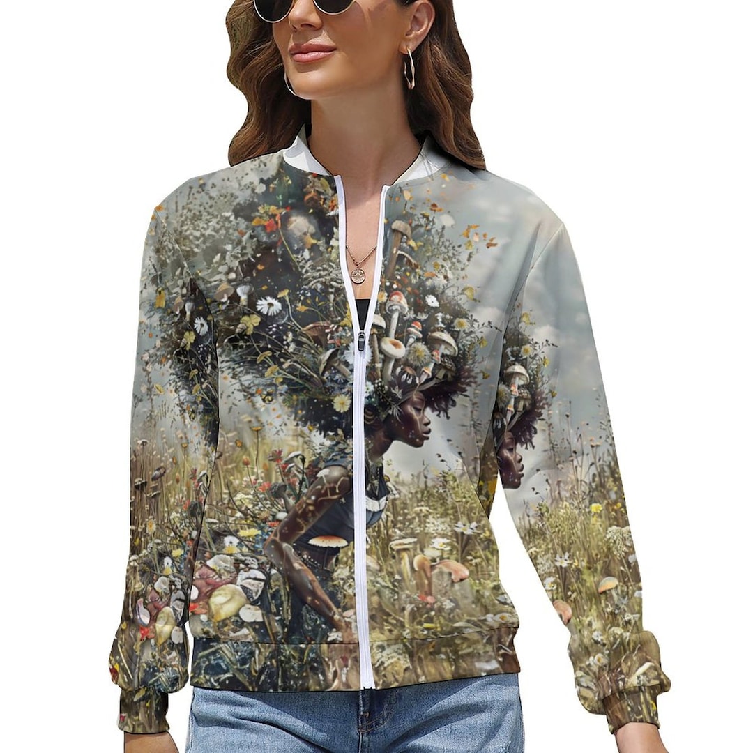 Women's Zipper Jacket LLJK (all-over Printing) - Etsy