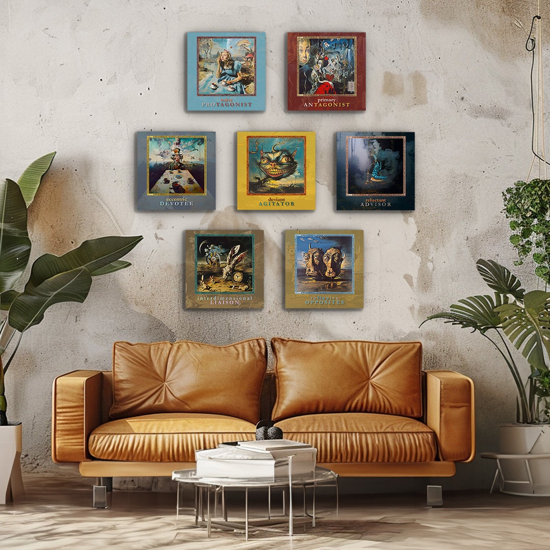 Alice in Wonderland, Inspired by Salvador Dali - CHARACTER BUNDLE With ...