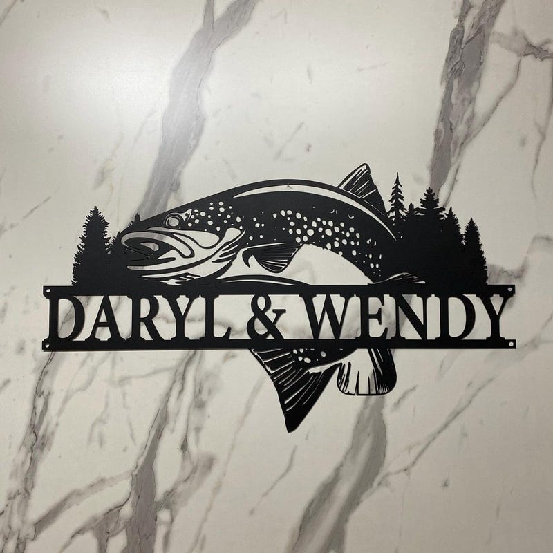 Metal Name Sign - Etsy