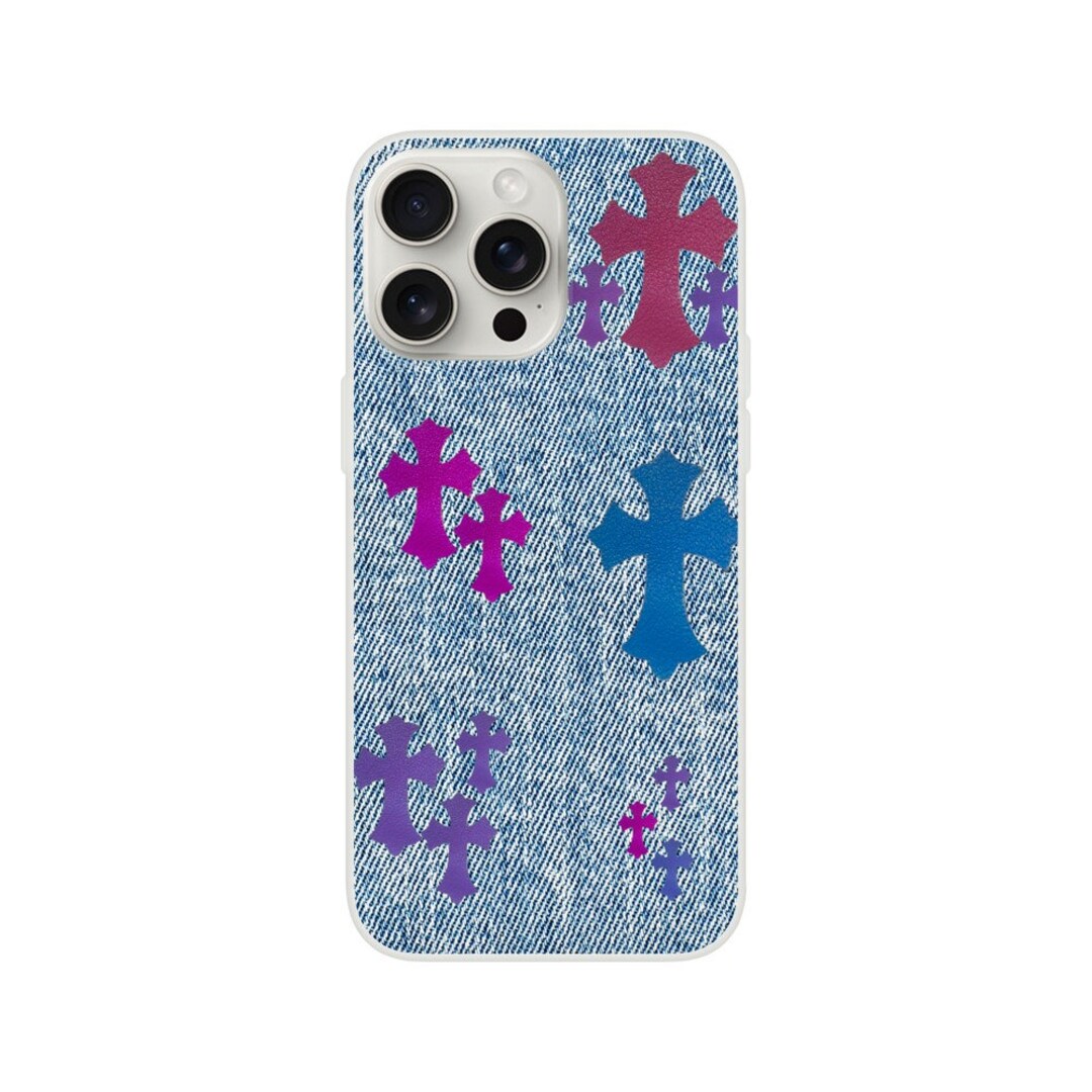 Chrome Hearts Gothic Y2K Cross iPhone Case, Retro Y2K Phone Case ...