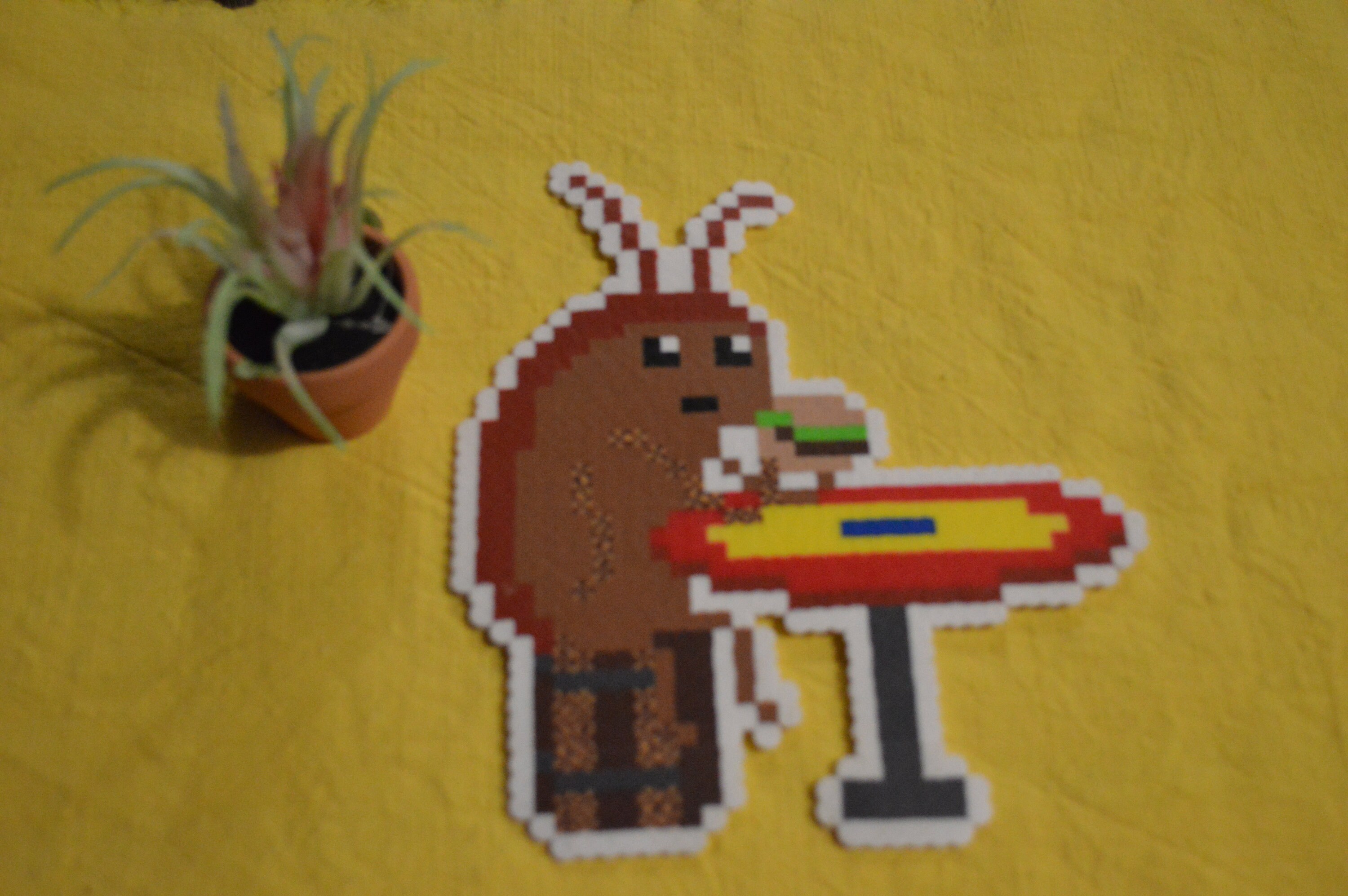 Perler Bead Creations Spongebob Cockroach Burger - Etsy