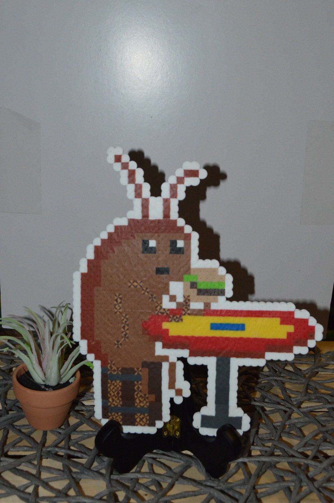 Perler Bead Creations Spongebob Cockroach Burger - Etsy