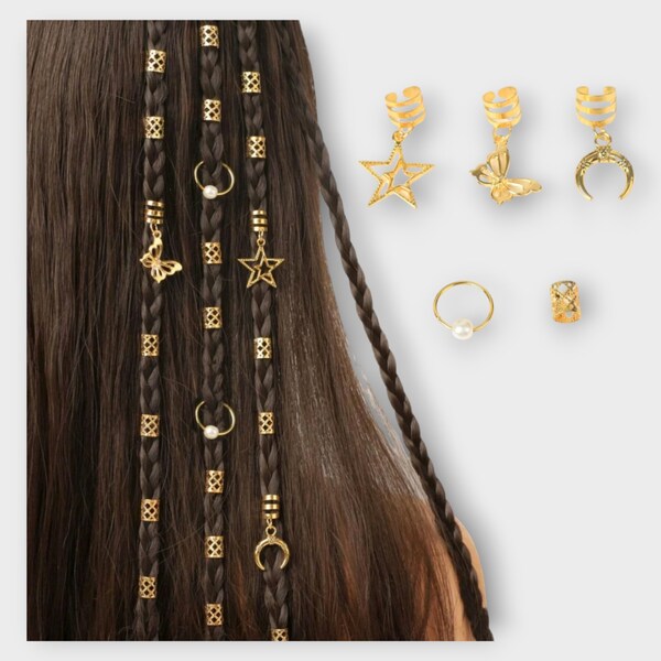 Hair Rings for Braids - Etsy