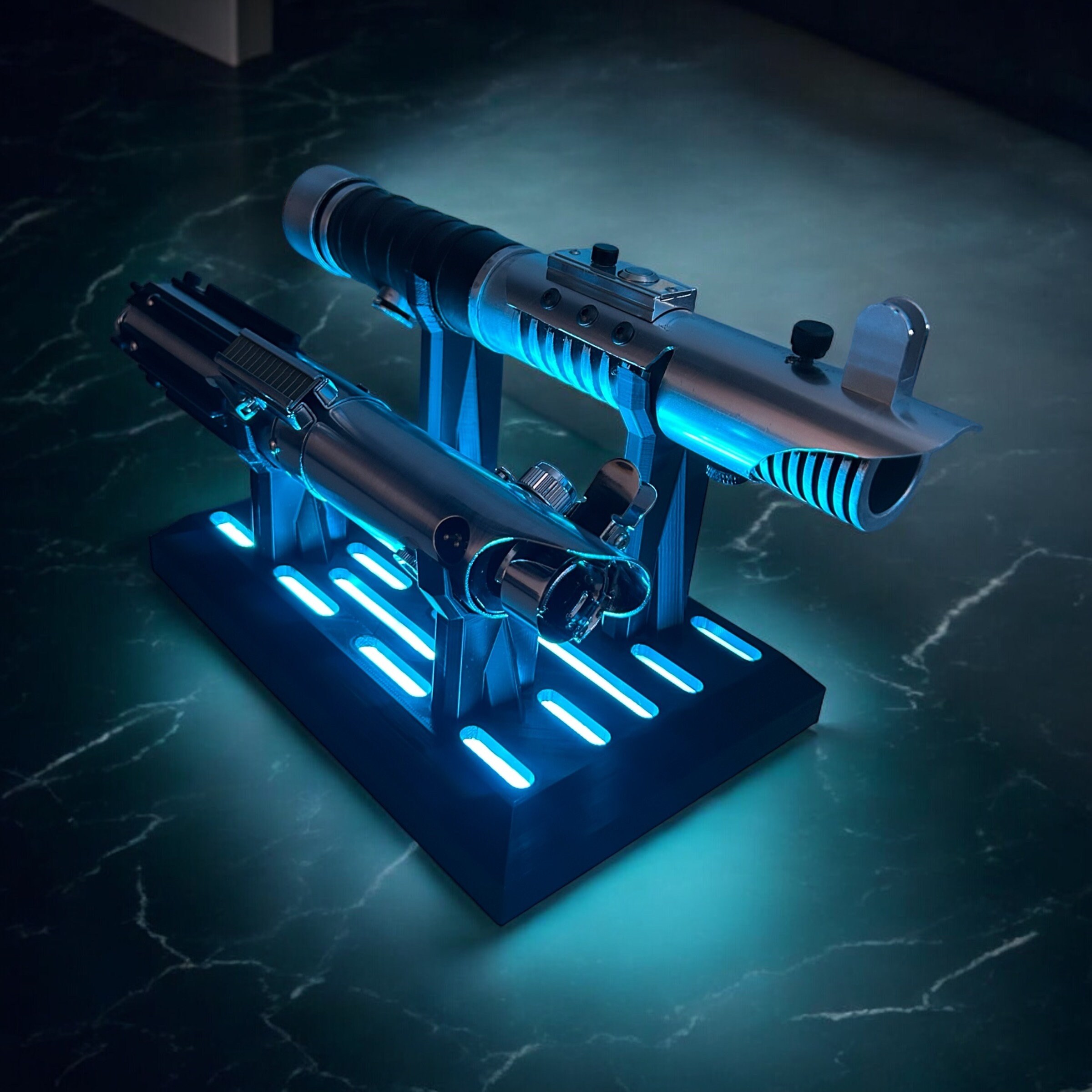 Double LED Lightsaber - Sword Display Stand (horizontal) - Etsy