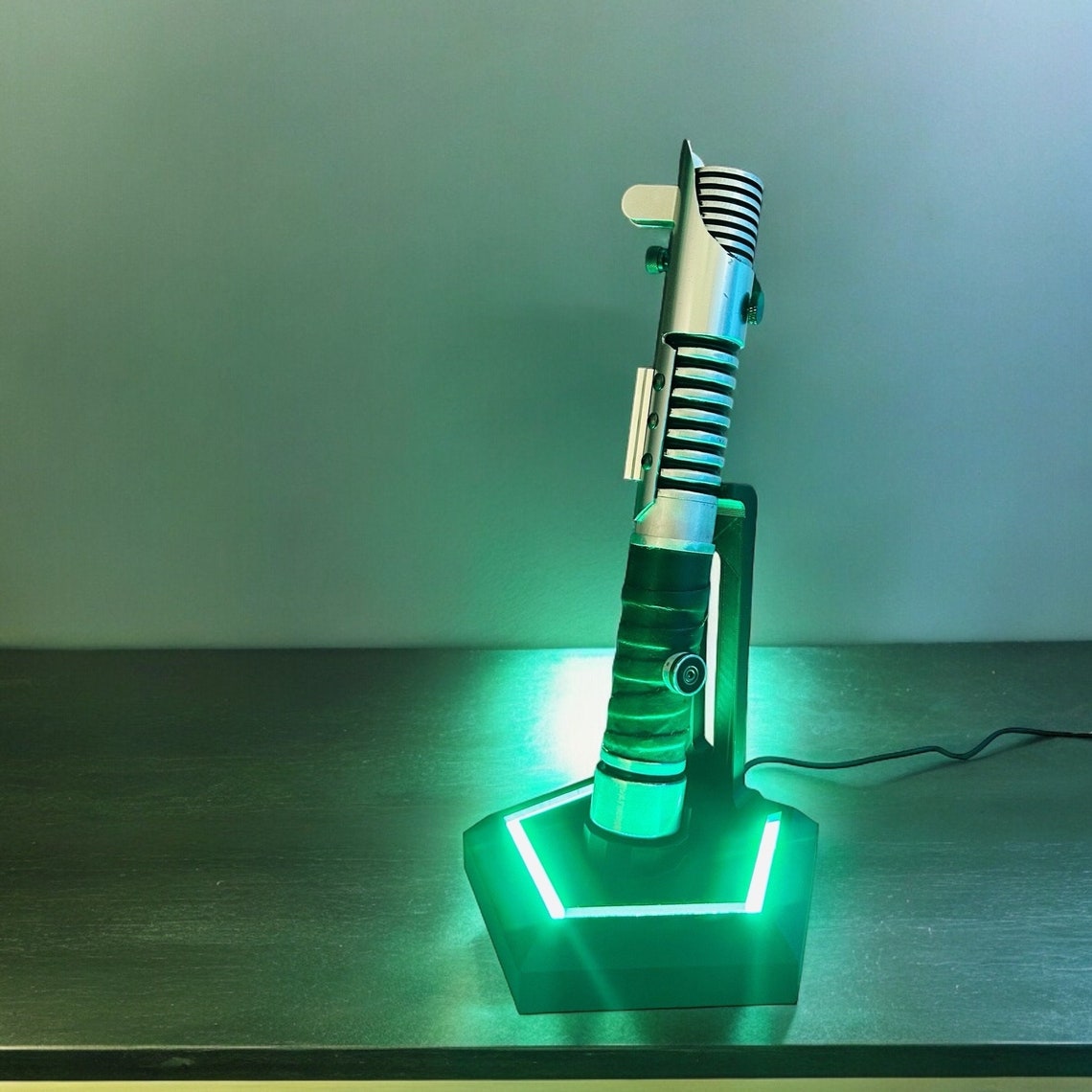 LED Lightsaber Display Stand - Vertical (lightsaber Hilt NOT INCLUDED ...