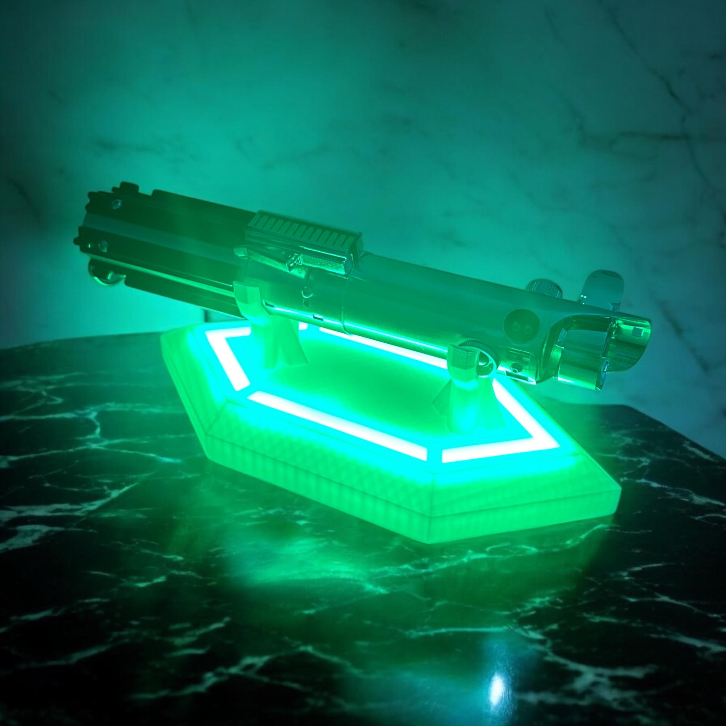 LED Lightsaber Display Stand - Horizontal - White! (lightsaber Hilt NOT ...