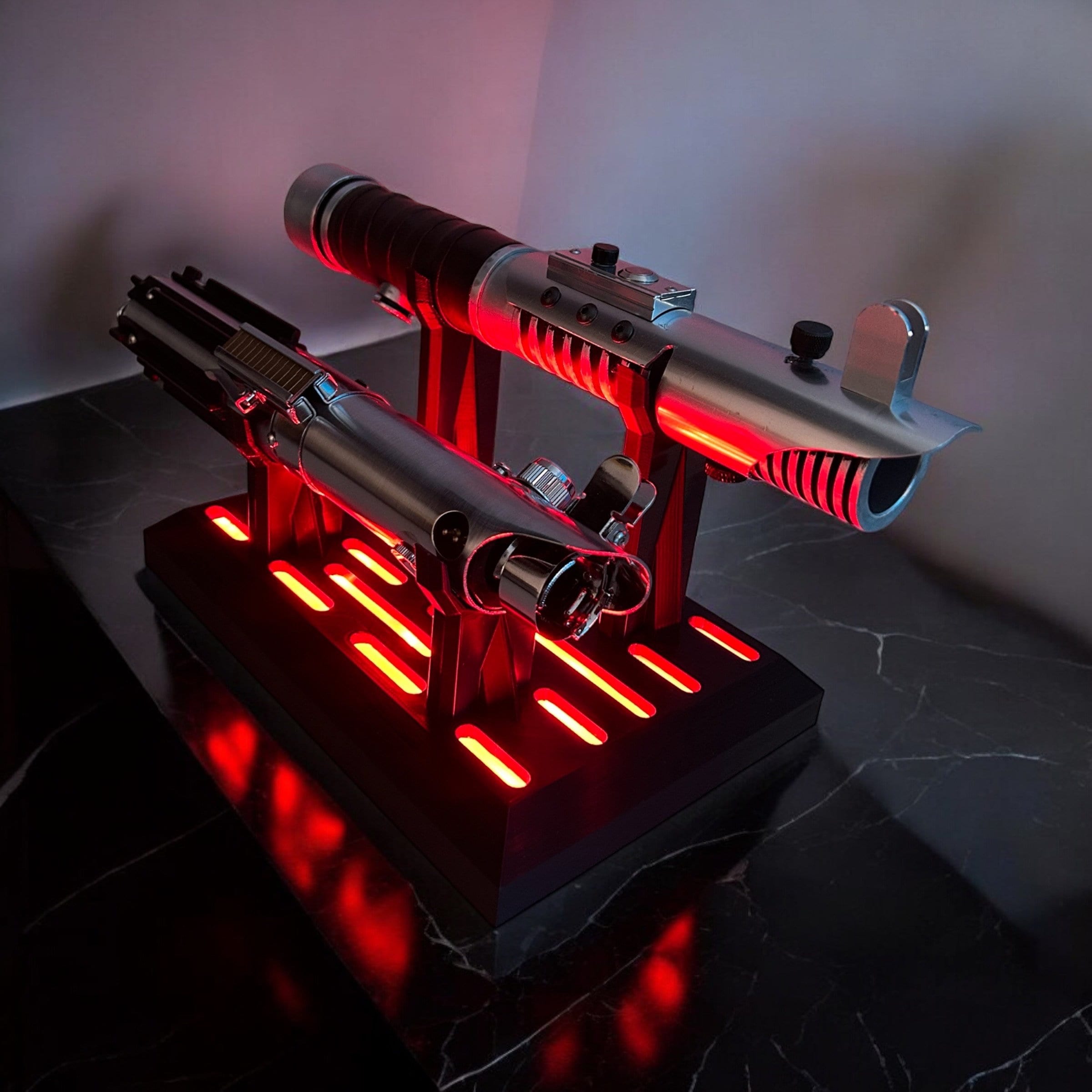 Double LED Lightsaber - Sword Display Stand (horizontal) - Etsy