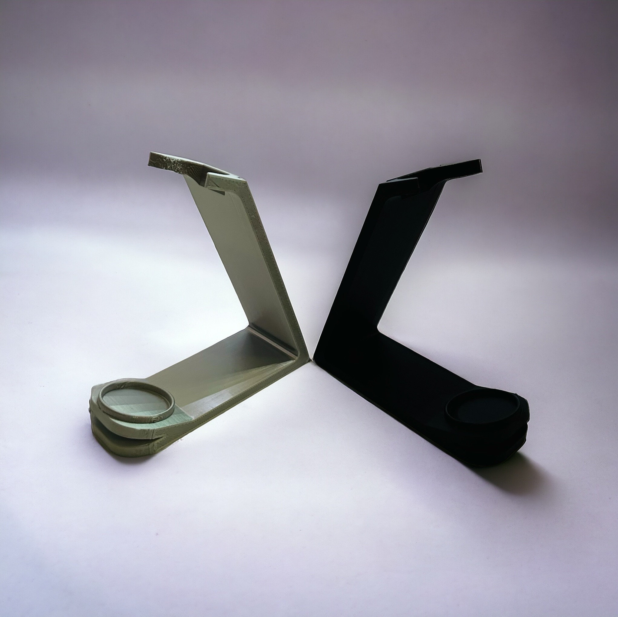 Lightsaber 3D Printed Display Stand Black / Silver vertical - Etsy