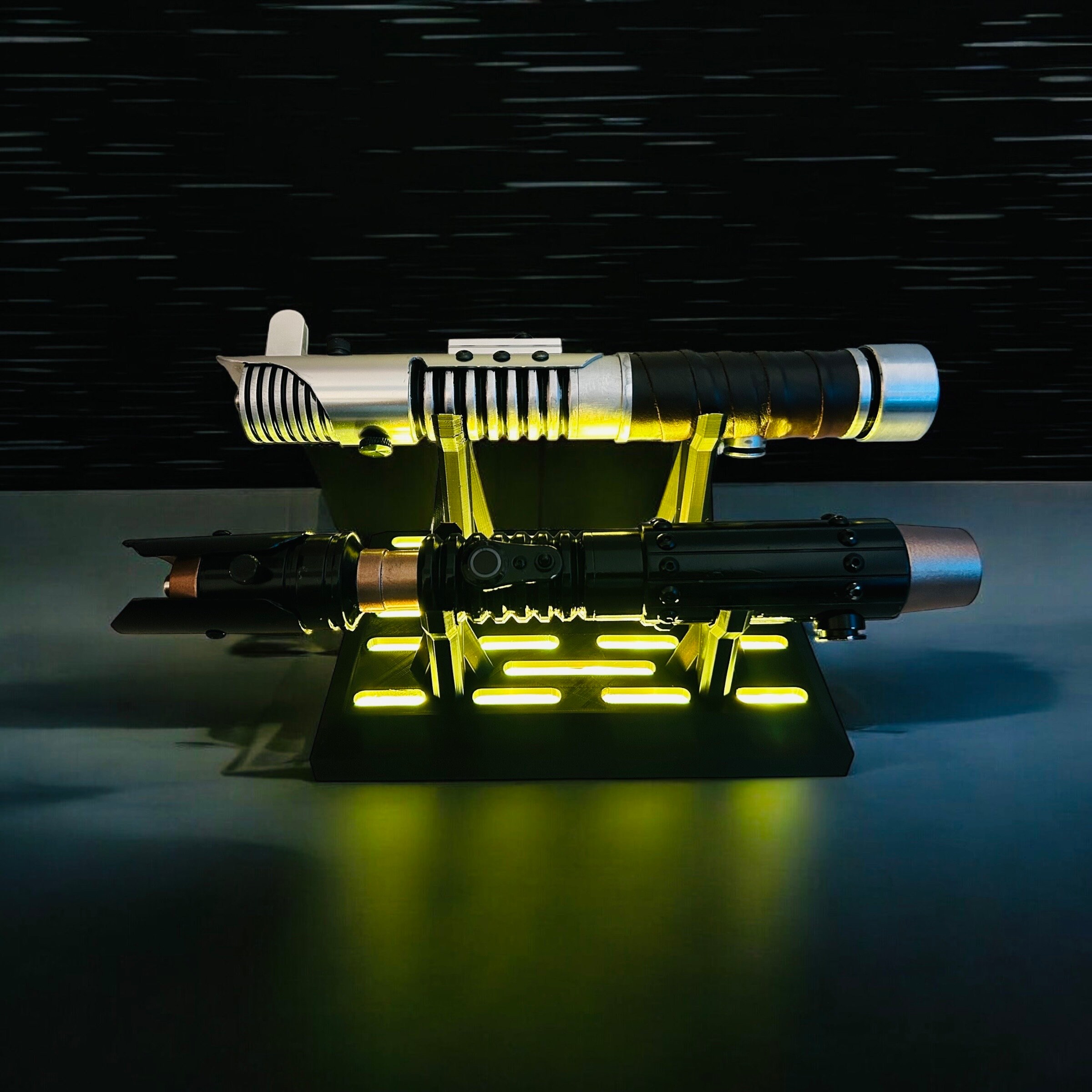 Double LED Lightsaber - Sword Display Stand (horizontal) - Etsy