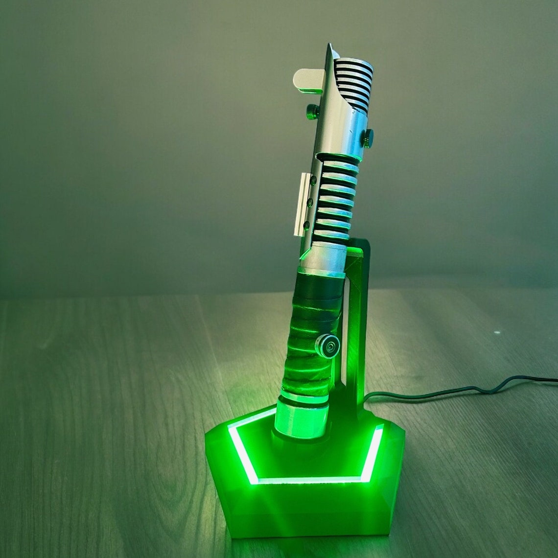 LED Lightsaber Display Stand - Vertical (lightsaber Hilt NOT INCLUDED ...