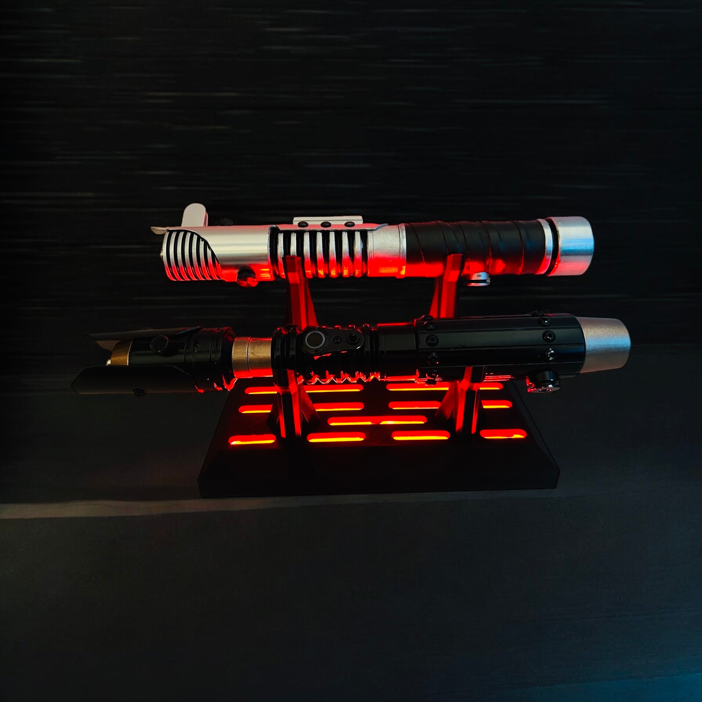 Double LED Lightsaber - Sword Display Stand (horizontal) - Etsy