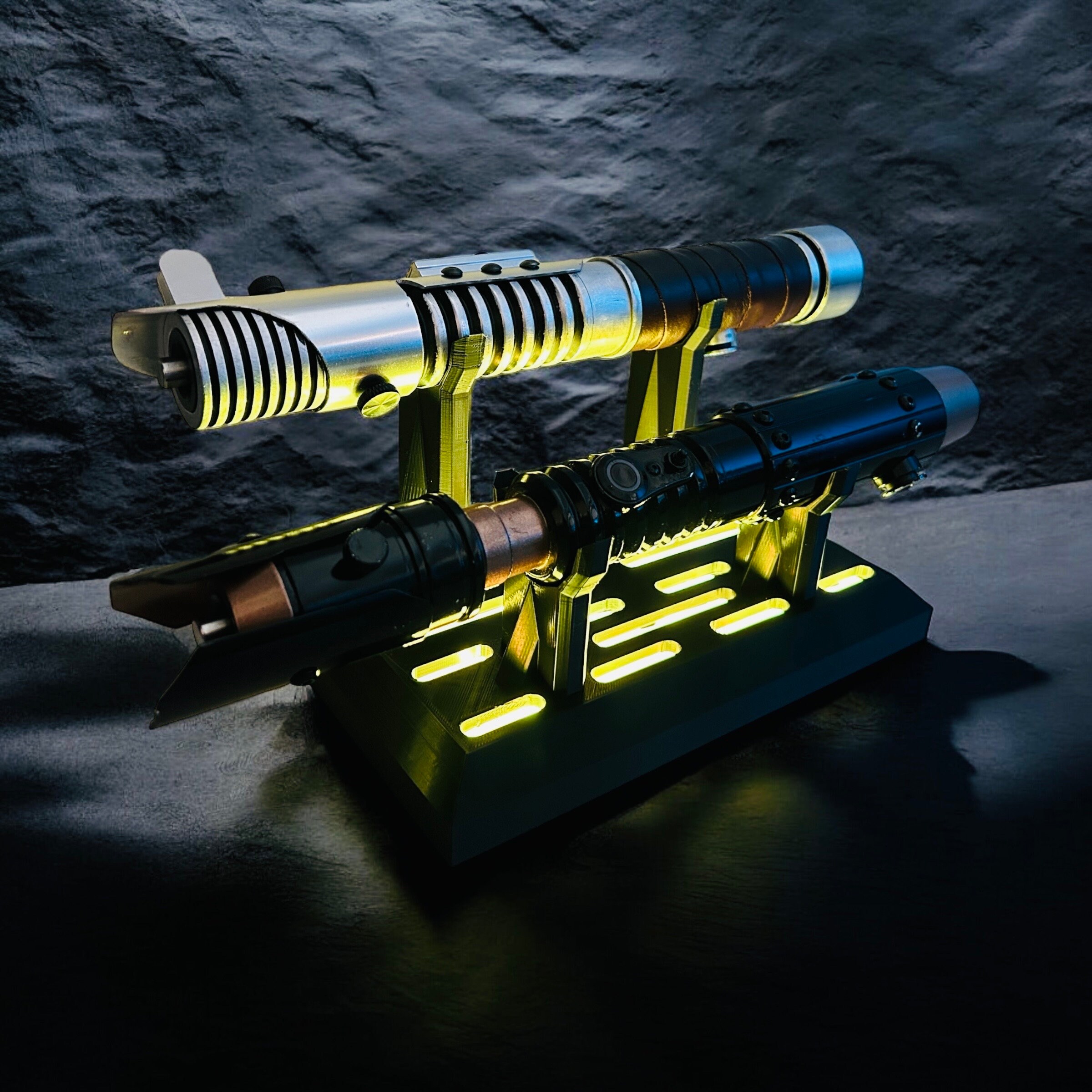 Double LED Lightsaber - Sword Display Stand (horizontal) - Etsy