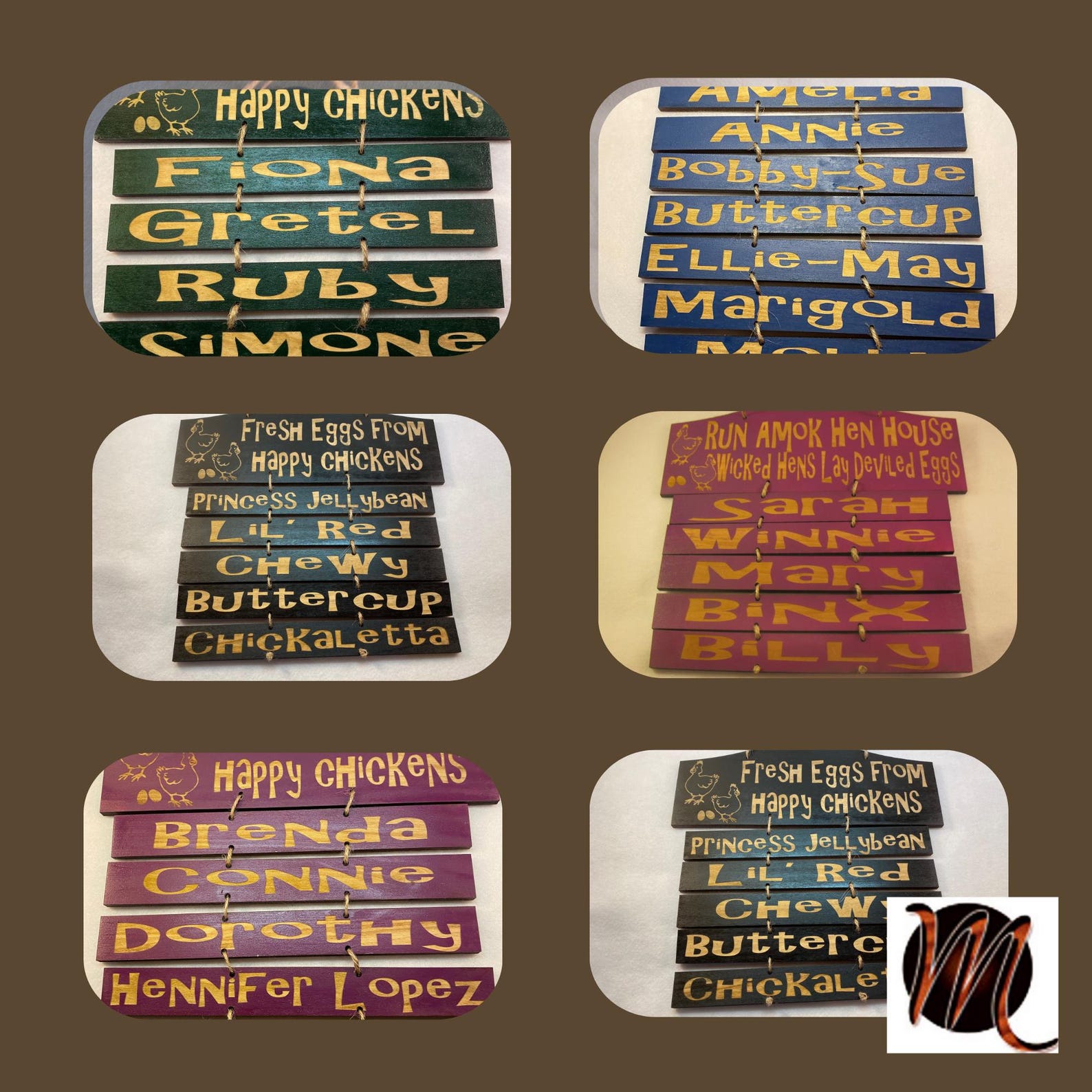 Personalized Chicken Wooden Sign / Fresh Eggs From Happy Chickens ...