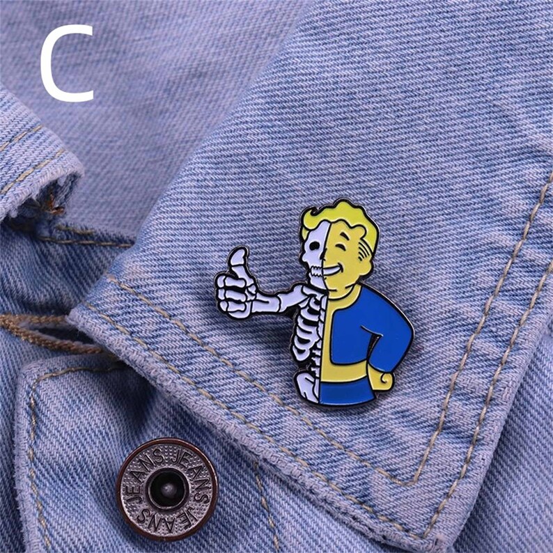 Fallout Video Game TV Show Vault Boys Enamel Pin Gift Fallout 4 Fallout ...