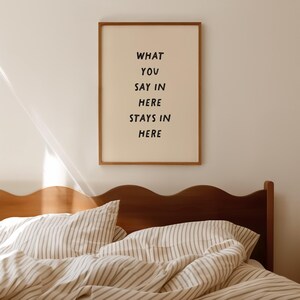 What You Say Here Stays Here Poster Office Decor Therapy Office School ...