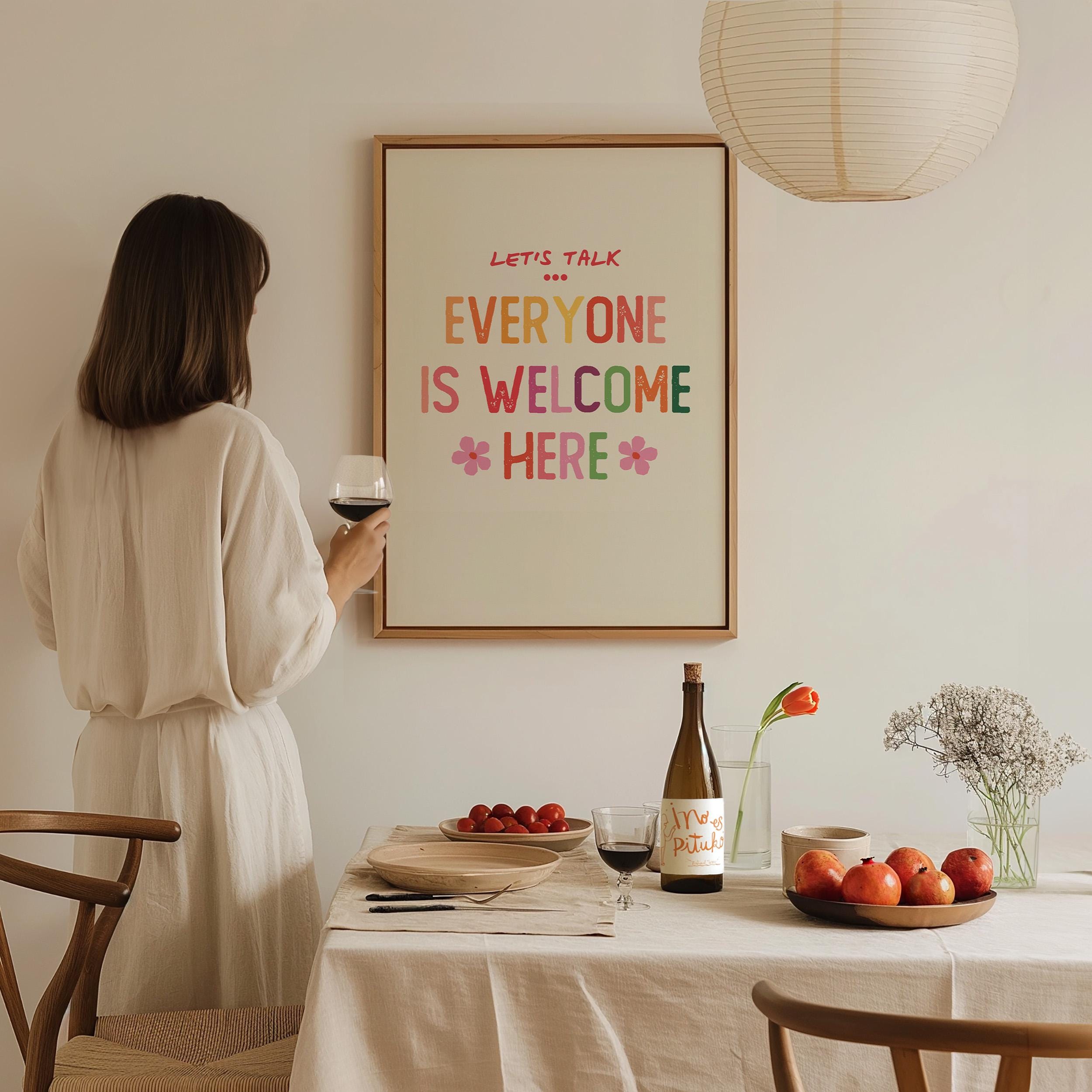 Everyone is Welcome Here, Digital Download, School Posters, LGBTQIA ...