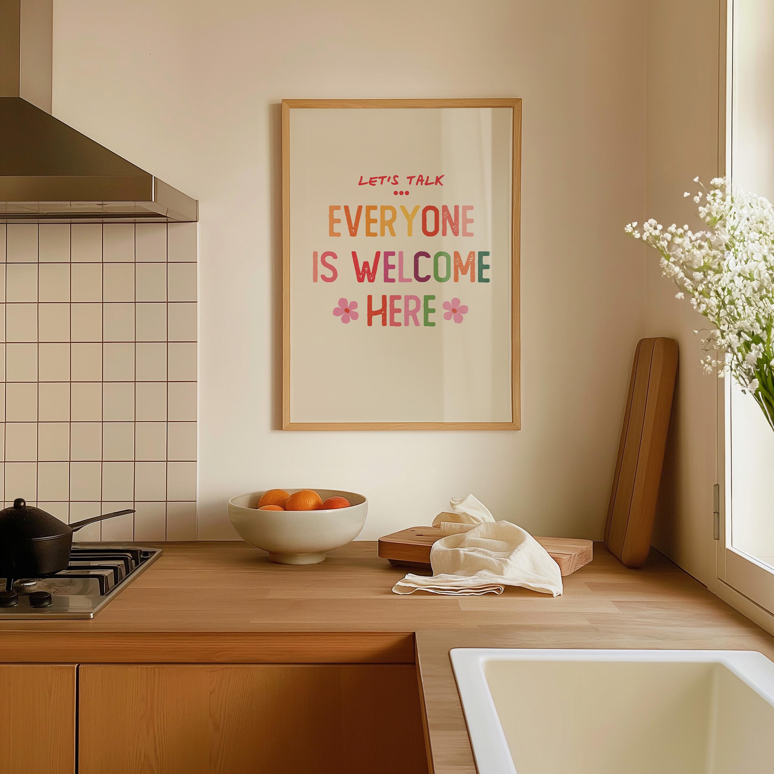 Everyone is Welcome Here, Digital Download, School Posters, LGBTQIA ...