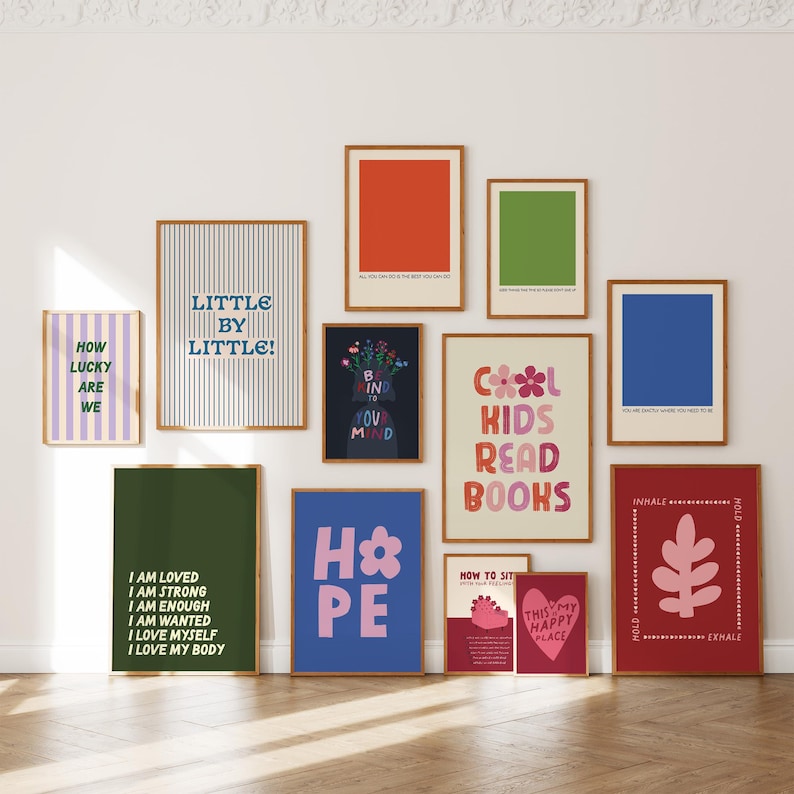 50 Mental Health Posters: Therapy Office Decor, Inspirational Quotes ...